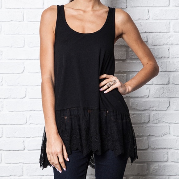 Umgee Dakota Viola Boutique | Tops | Lace Tank Top Dakota Viola ...
